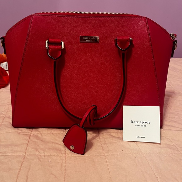 kate spade | Bags | Kate Spade Cherry Red Satchel | Poshmark
